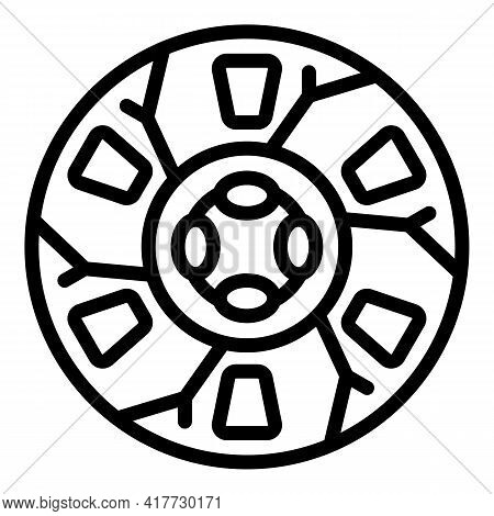 Clutch Disc Icon. Vector & Photo (Free Trial) | Bigstock