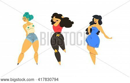 Plus Size Woman Model Vector & Photo (Free Trial) | Bigstock