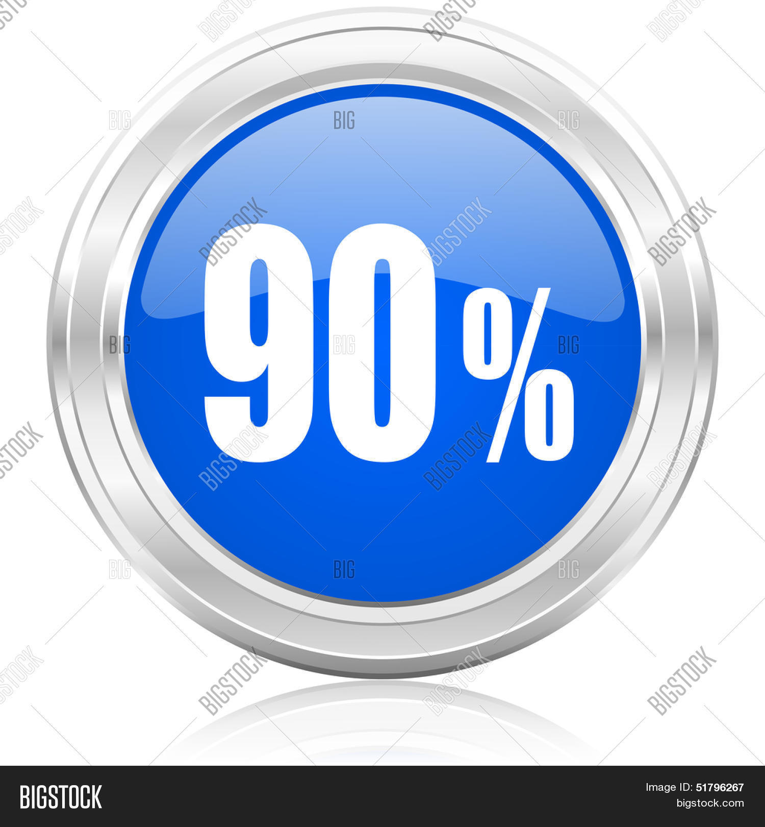 90 Percent Icon Image & Photo (Free Trial) | Bigstock