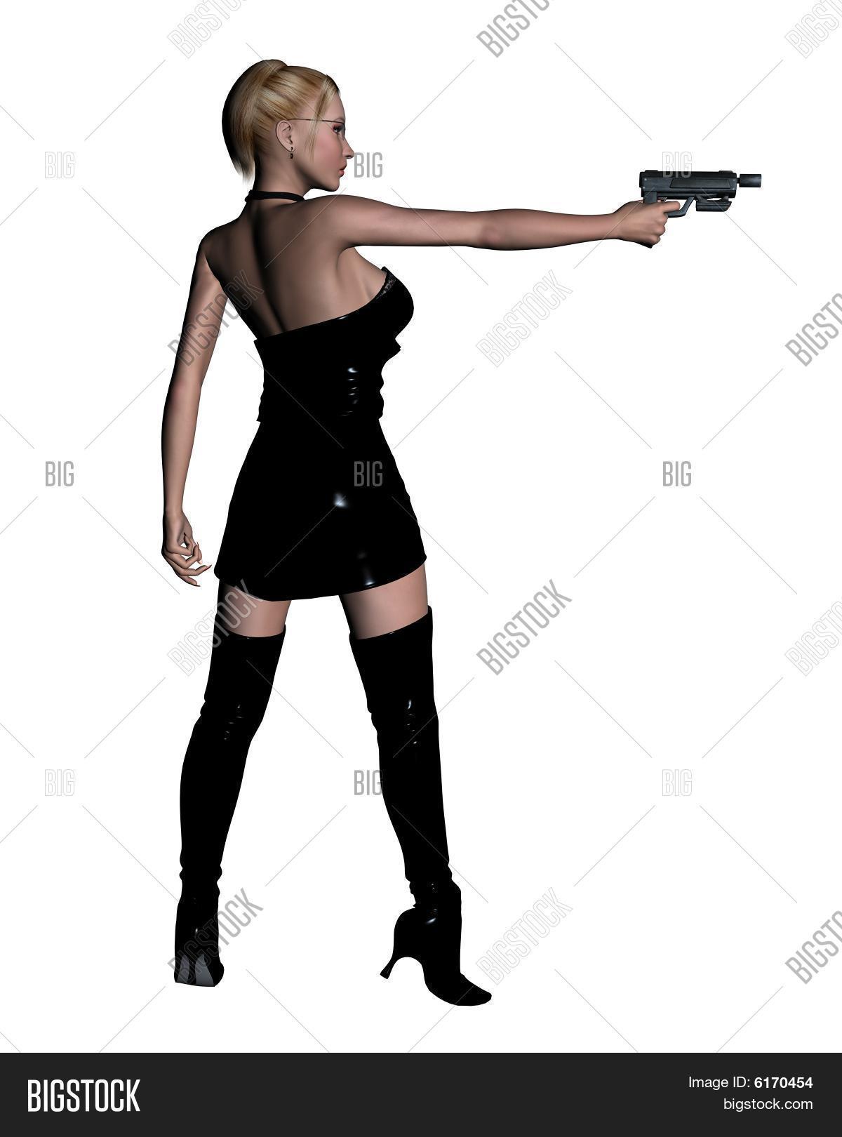 Female Assassin Gun