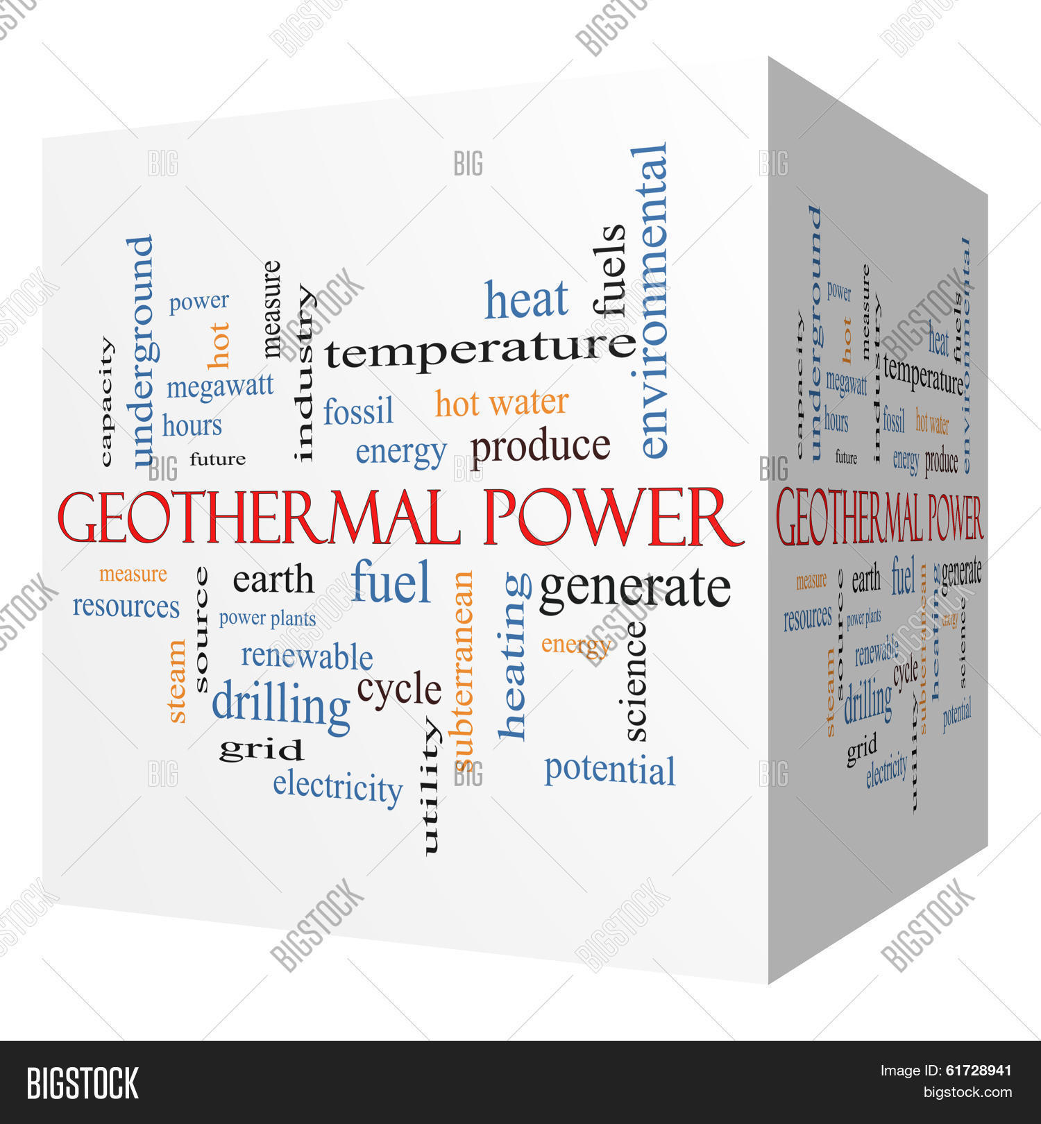 Geothermal Power 3D Image & Photo (Free Trial) | Bigstock