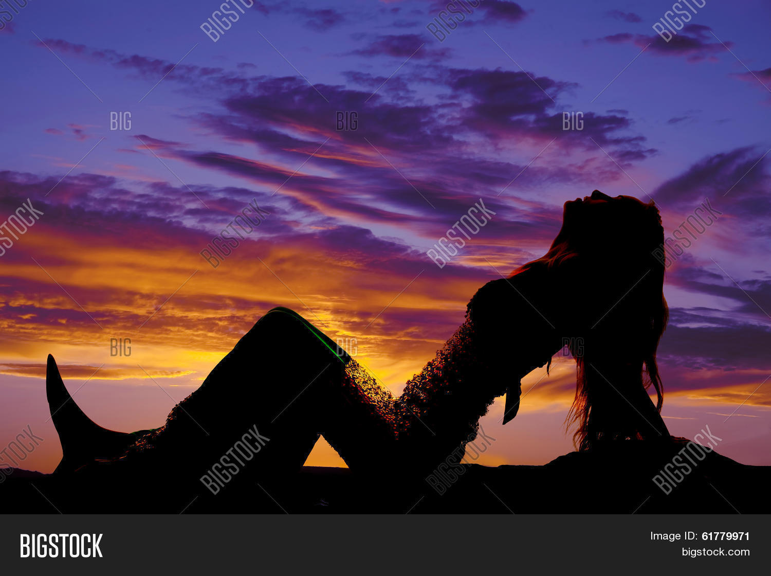 Silhouette Mermaid Sit Image & Photo (Free Trial) | Bigstock
