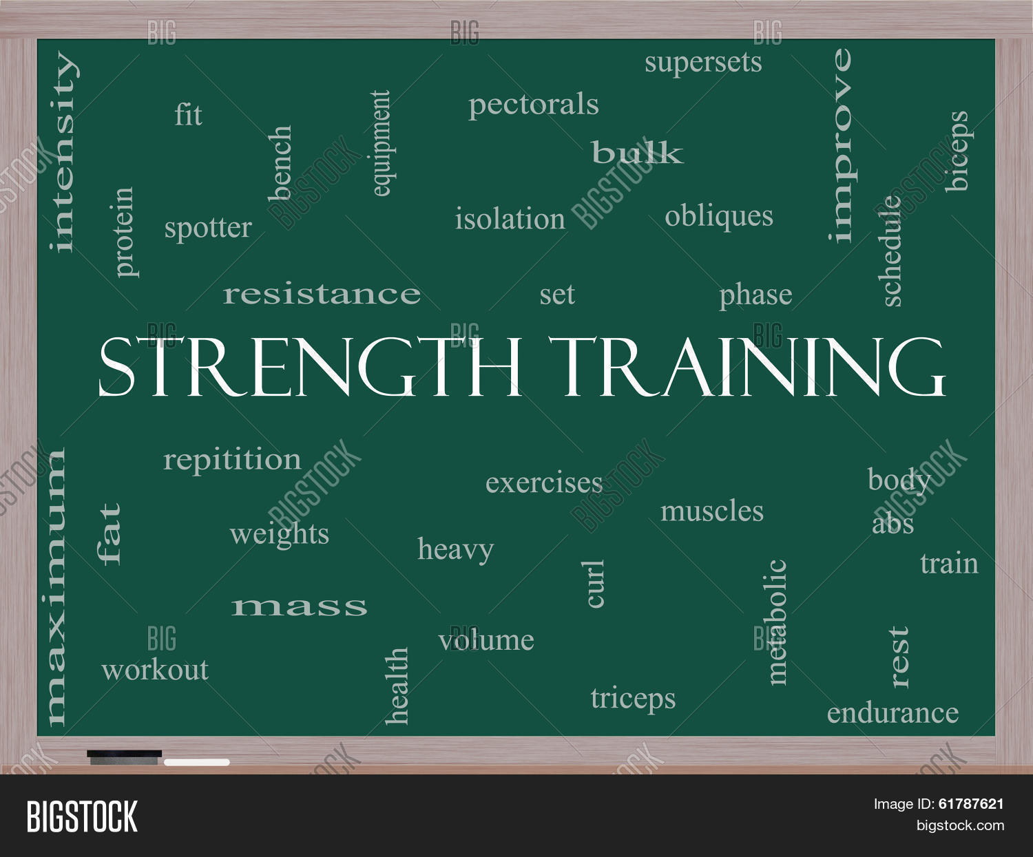 Strength Training Word Image & Photo (Free Trial) | Bigstock