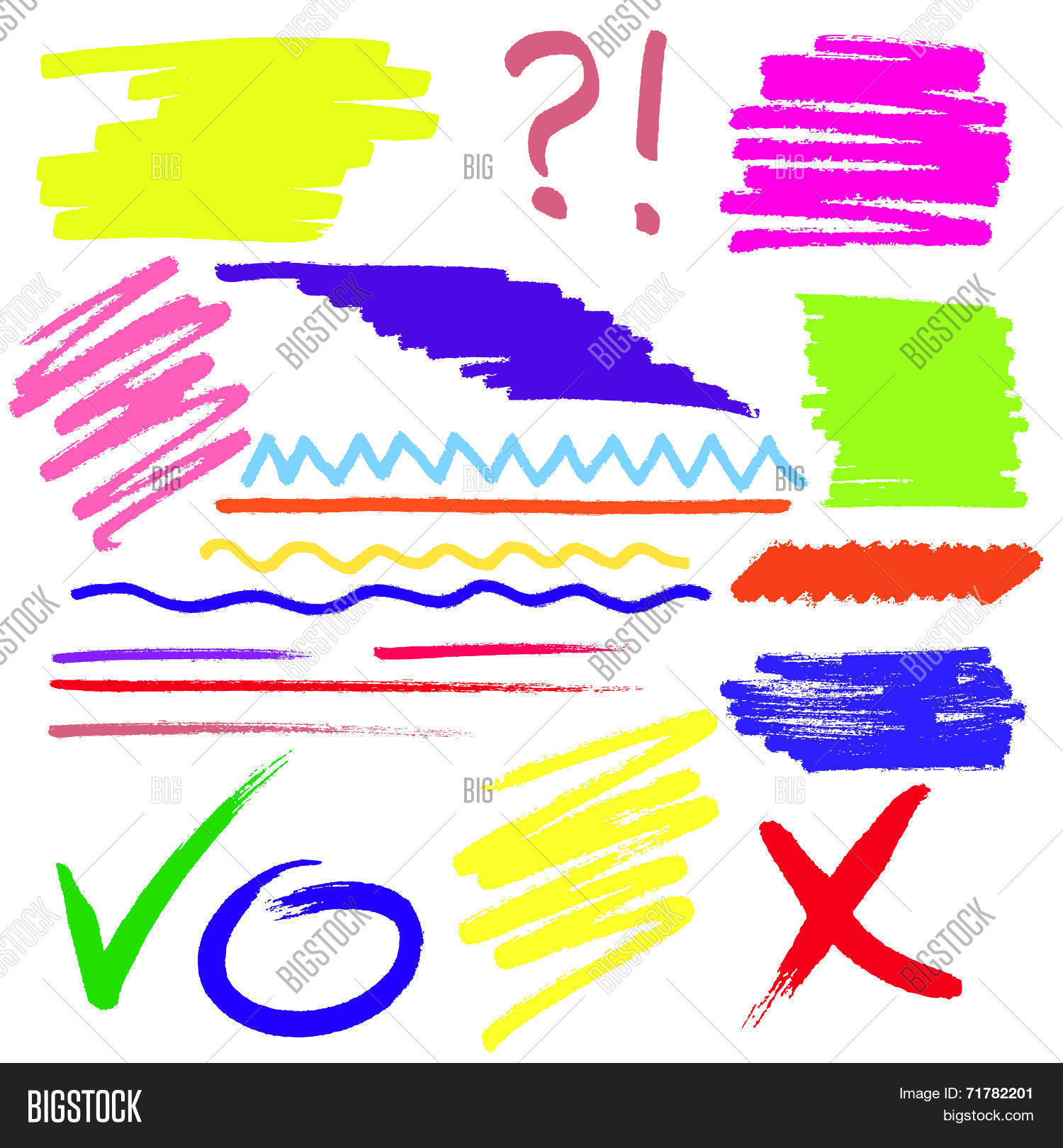 Hand Drawn Marker Vector & Photo (Free Trial) | Bigstock