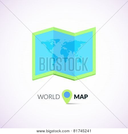 World Map Logo Vector & Photo (Free Trial) | Bigstock