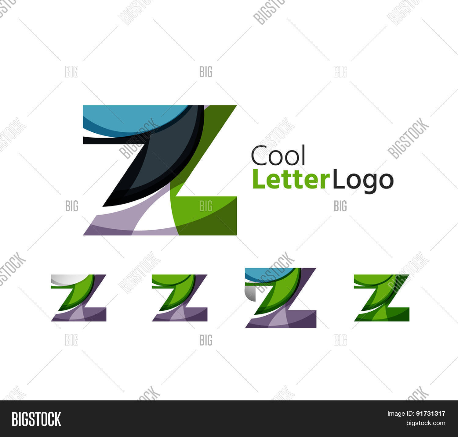 Set Abstract Z Letter Vector & Photo (Free Trial) | Bigstock
