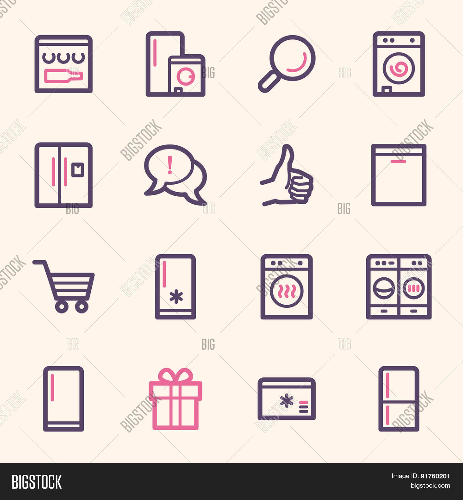 Kitchen Appliances Vector & Photo (Free Trial) | Bigstock