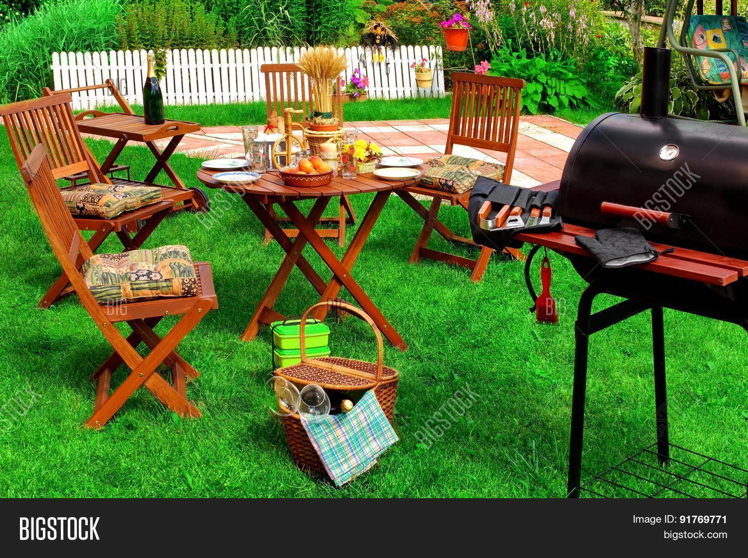 Backyard Summer Bbq & Image & Photo (Free Trial) | Bigstock