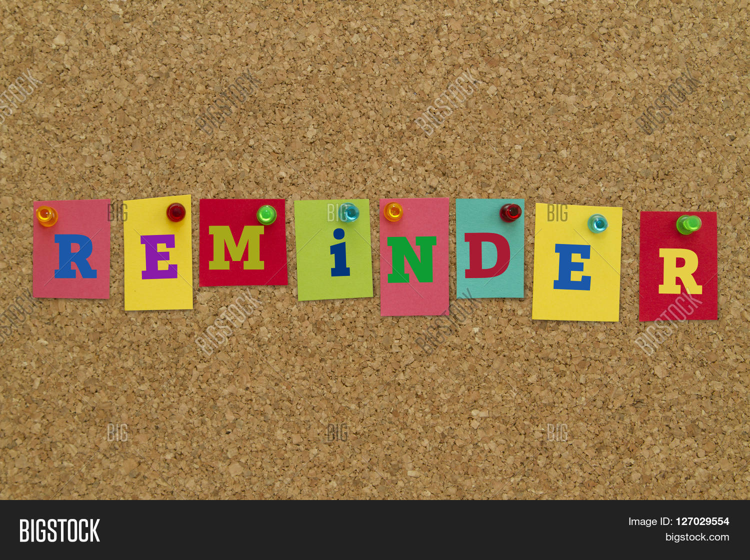 Reminder Word Written Image & Photo (Free Trial) | Bigstock
