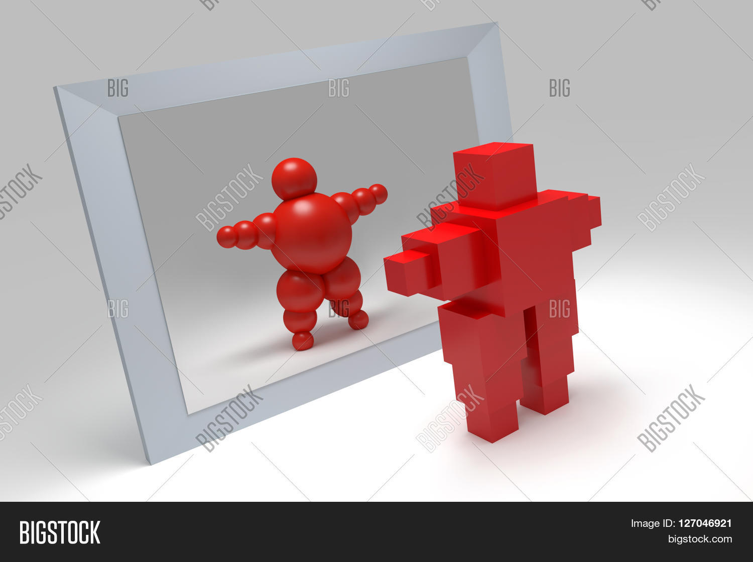 3D Abstract "Ballman" Image & Photo (Free Trial) | Bigstock