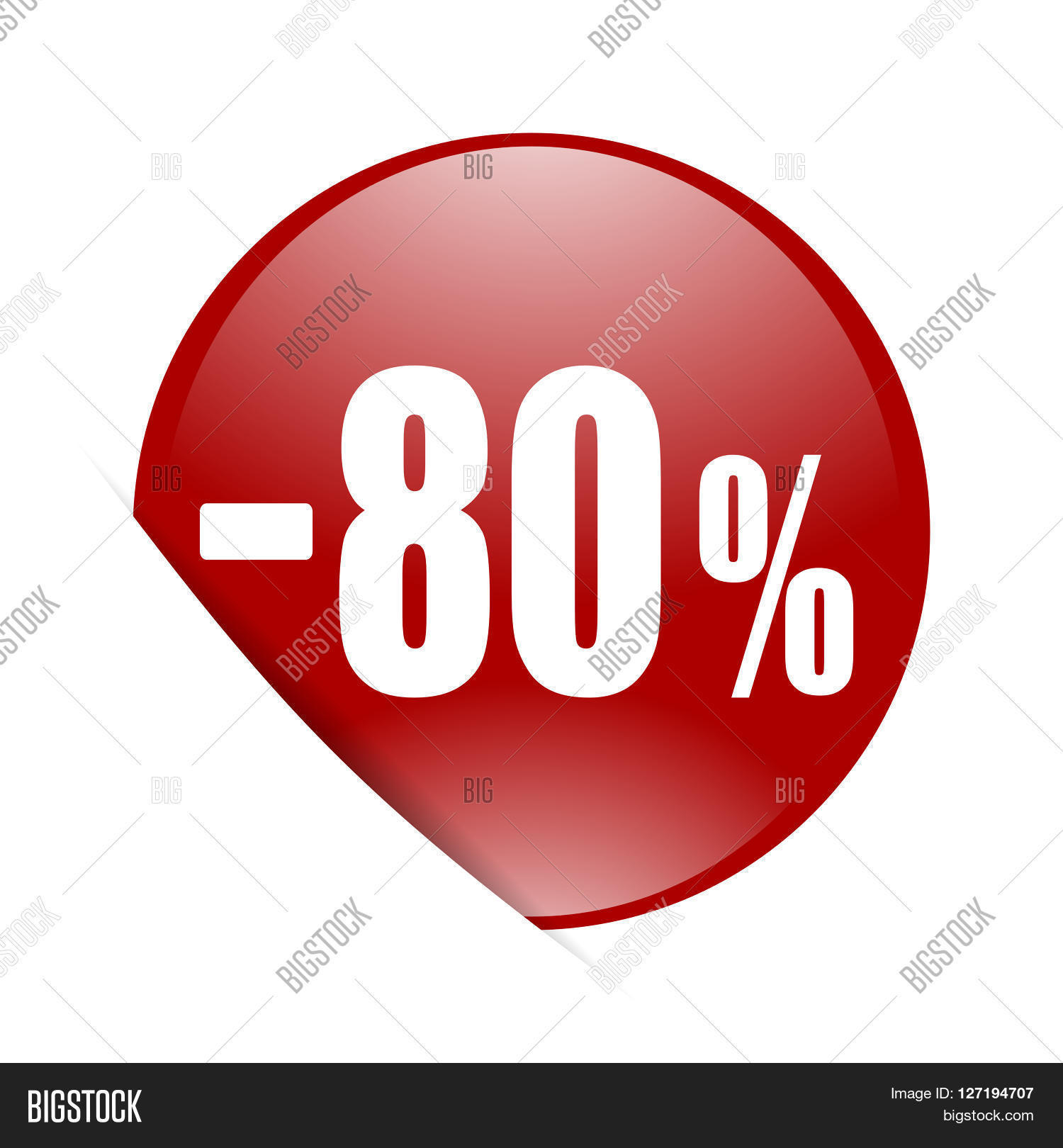 80 Percent Sale Retail Image & Photo (Free Trial) | Bigstock