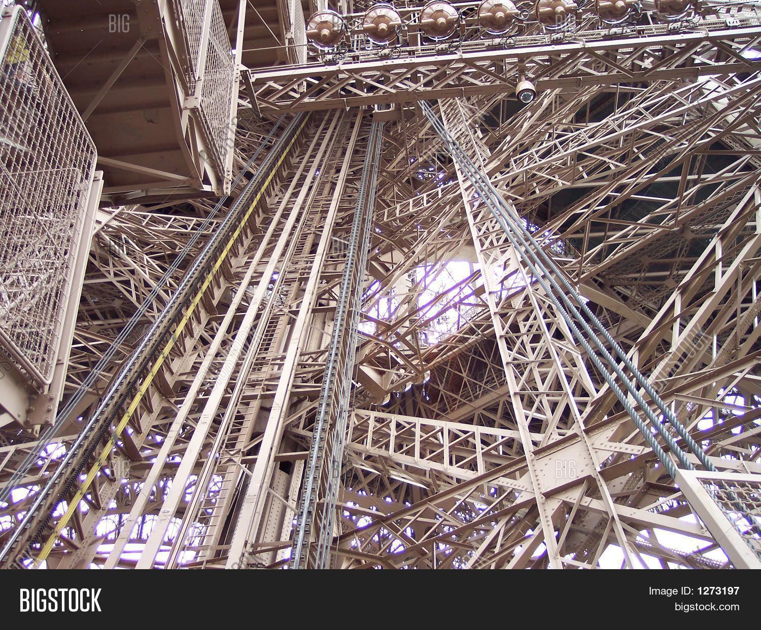 Inside Eiffel Tower Image & Photo (Free Trial) | Bigstock