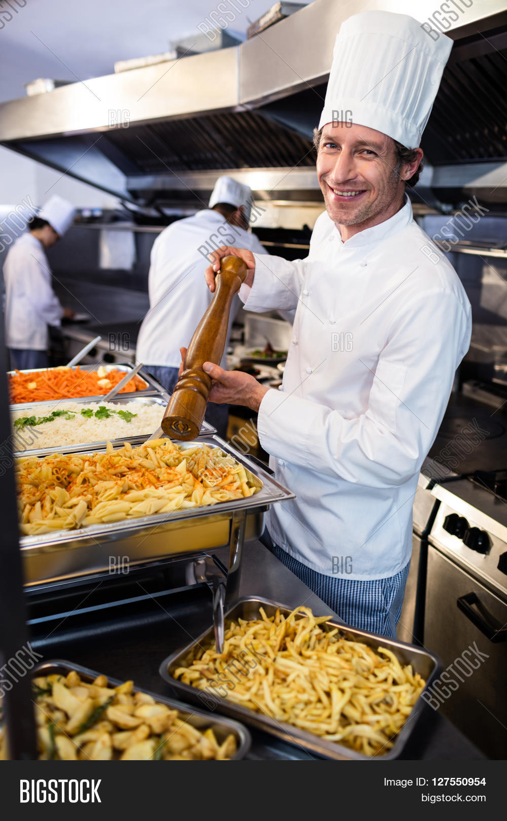 Portrait Chef Grinding Image & Photo (Free Trial) | Bigstock