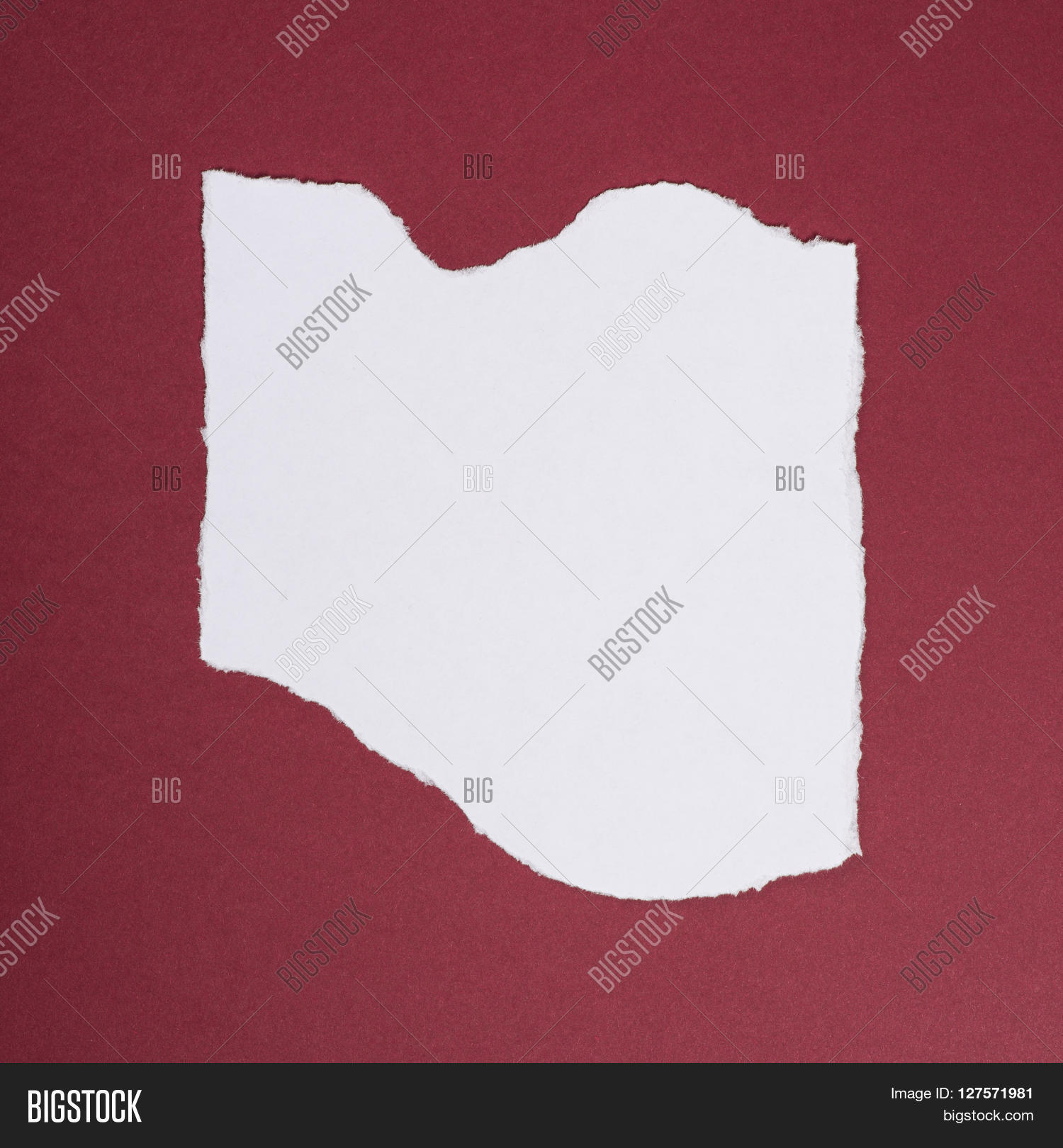 Piece Torn Paper Over Image & Photo (Free Trial) | Bigstock