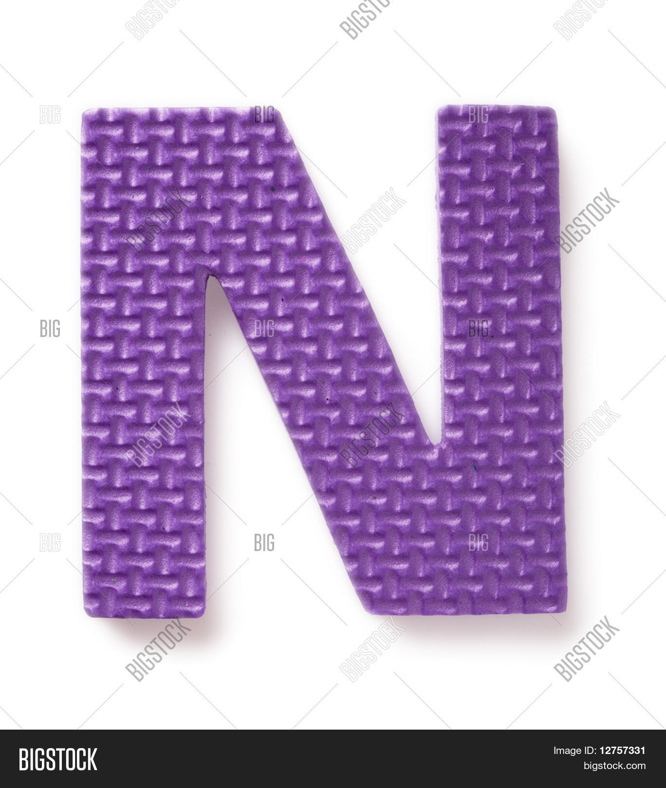 Letter N Isolated On Image And Photo Free Trial Bigstock
