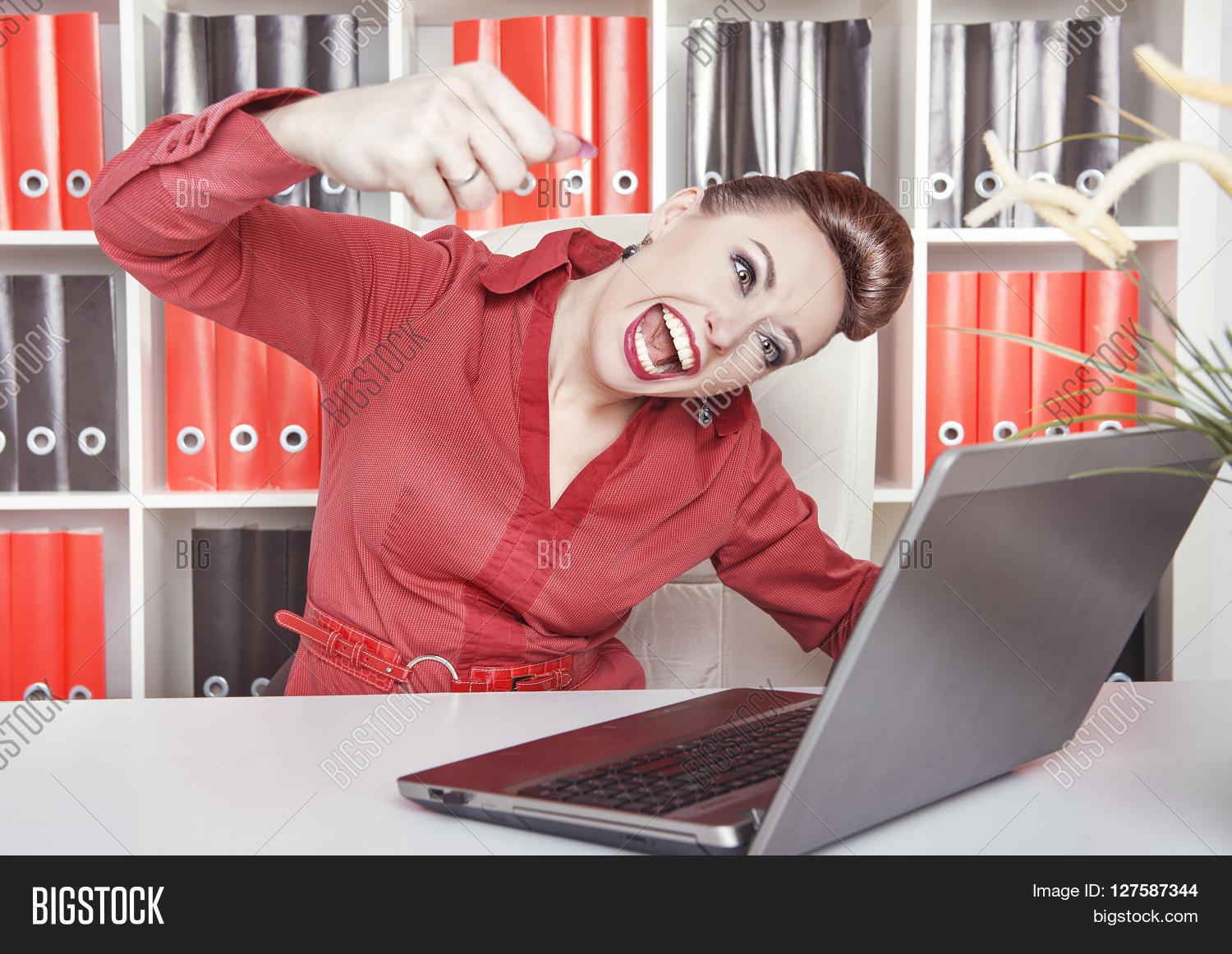 Angry Business Woman Image & Photo (Free Trial) | Bigstock