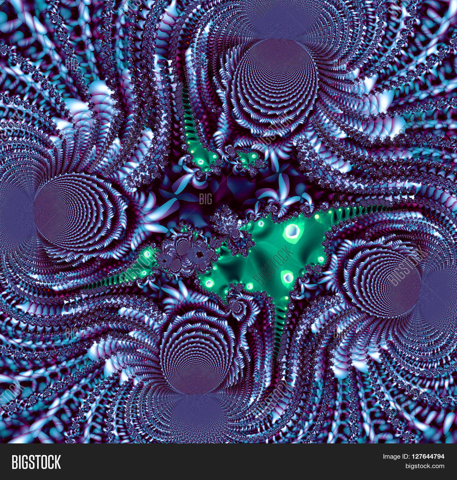 Colorful Fractal Image & Photo (Free Trial) | Bigstock