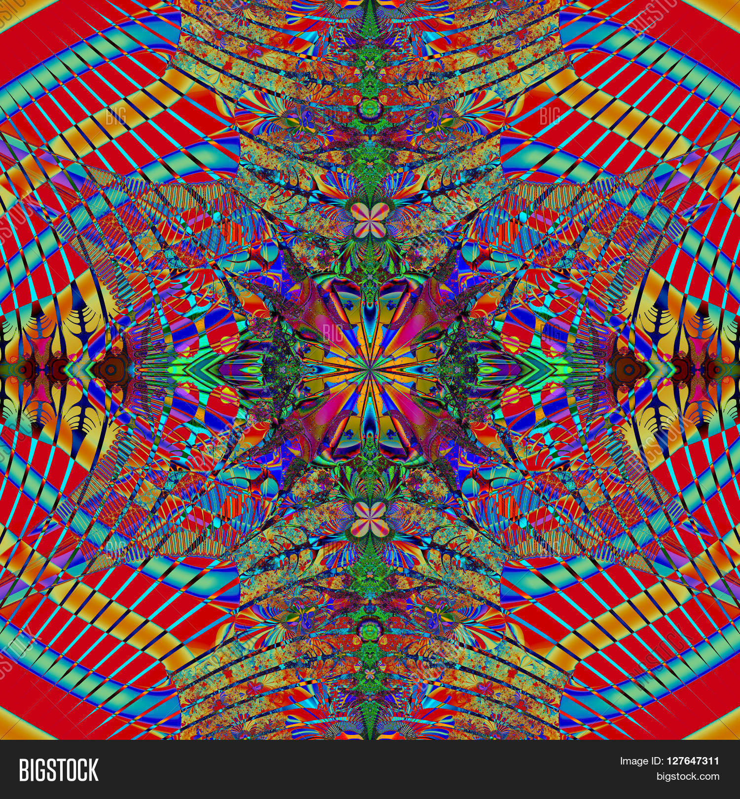 Colorful Fractal Image & Photo (Free Trial) | Bigstock