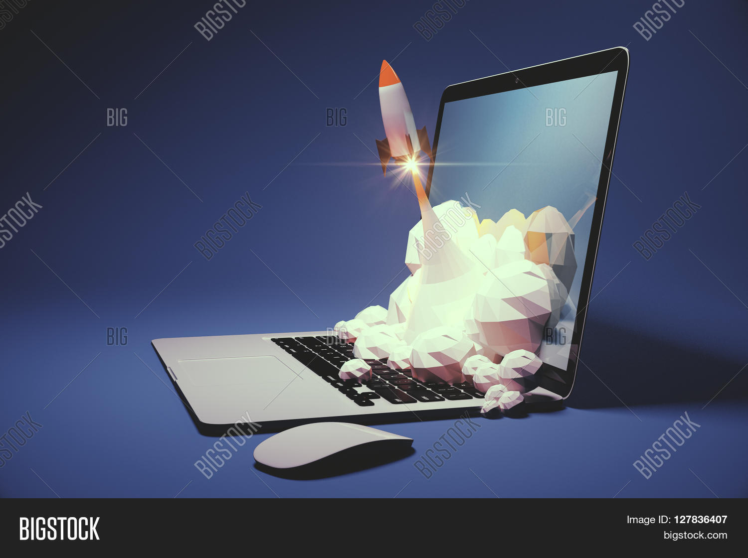 Startup Blue Side Image & Photo (Free Trial) | Bigstock