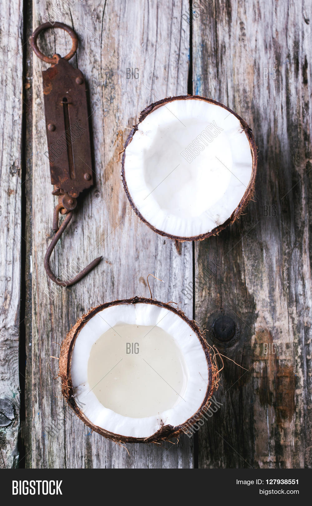 Broken Coconut Image & Photo (Free Trial) | Bigstock