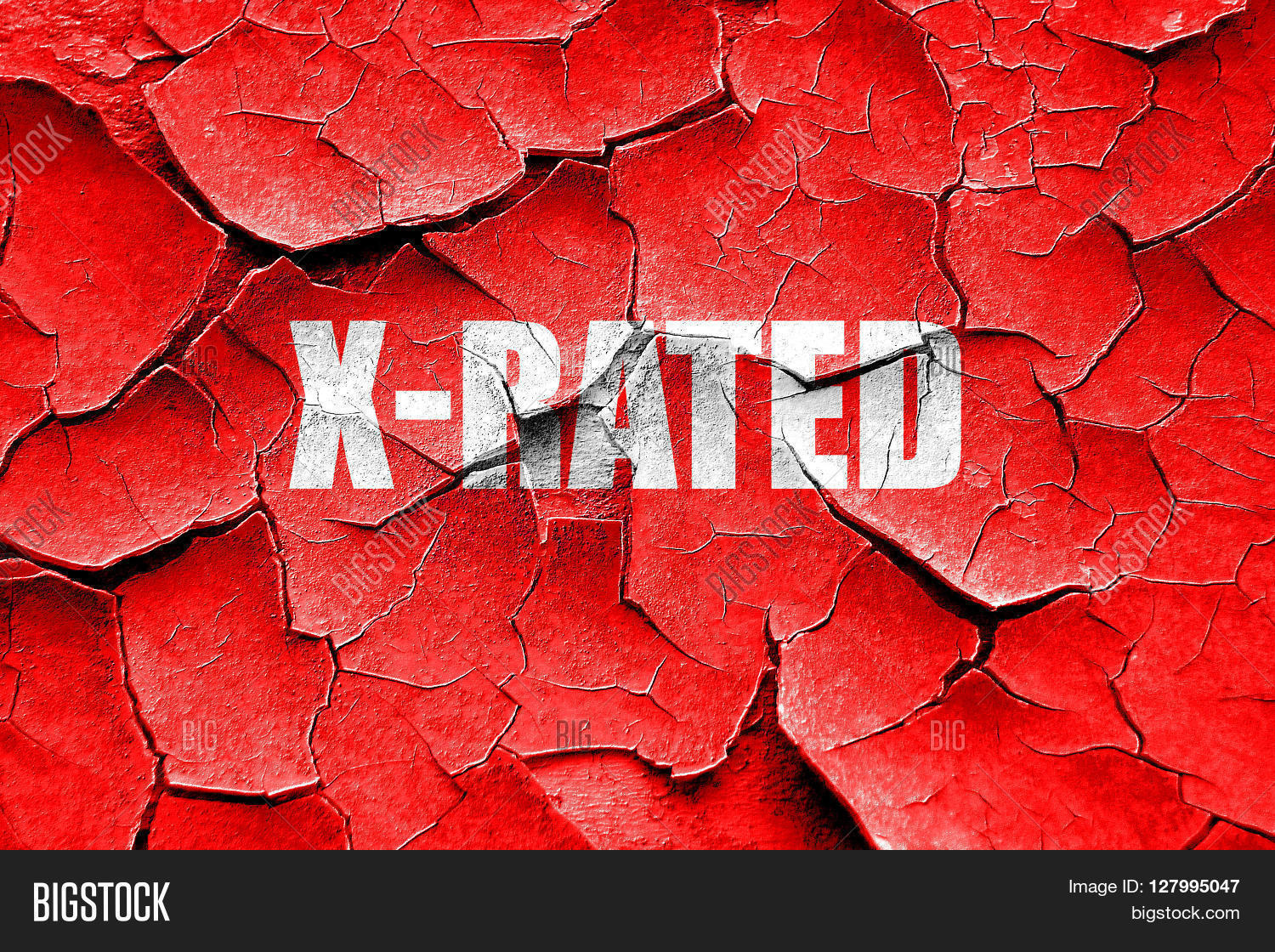 Grunge Cracked Xrated Image & Photo (Free Trial) | Bigstock