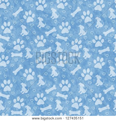 Blue Dog Paw Prints Image & Photo (Free Trial) | Bigstock
