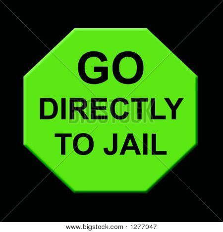 Go Jail Sign Image & Photo (Free Trial) | Bigstock