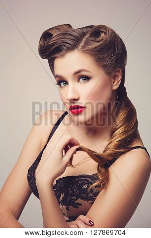 Beautiful Retro Pinup Image & Photo (Free Trial) | Bigstock