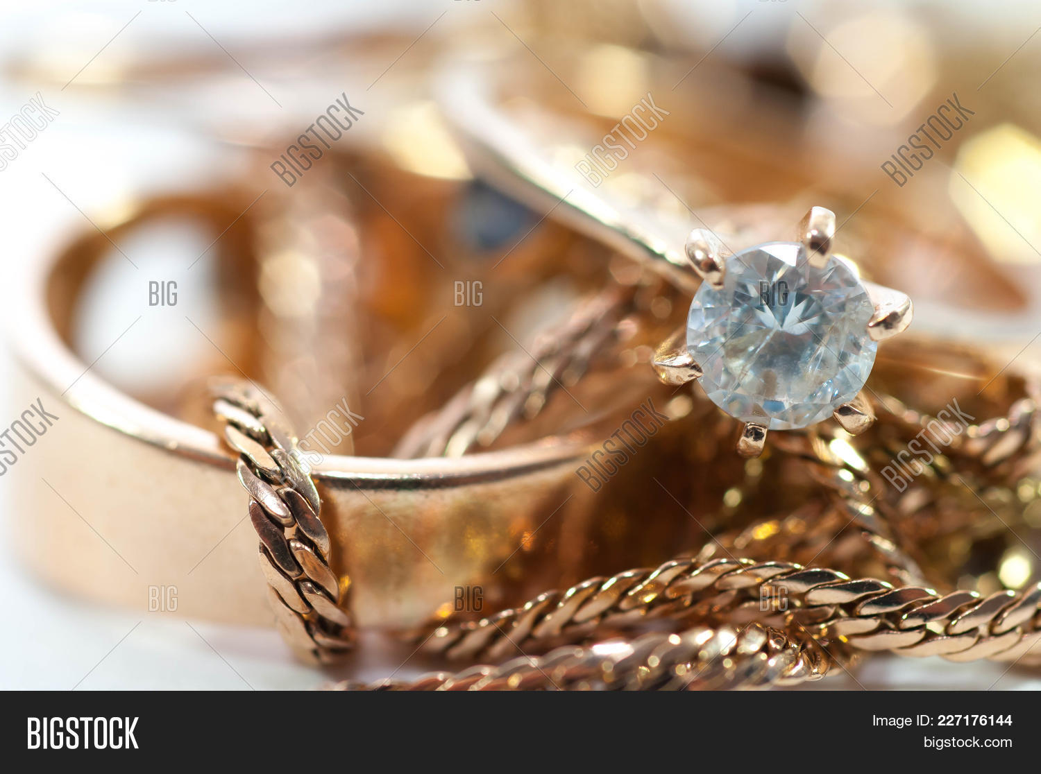 Gold Jewelry Gems , Image & Photo (Free Trial) | Bigstock