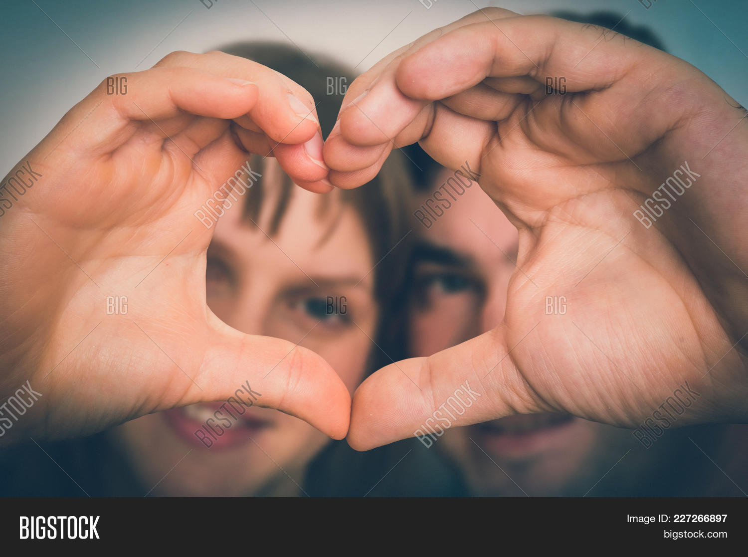 Couple Making Heart Image & Photo (Free Trial) | Bigstock