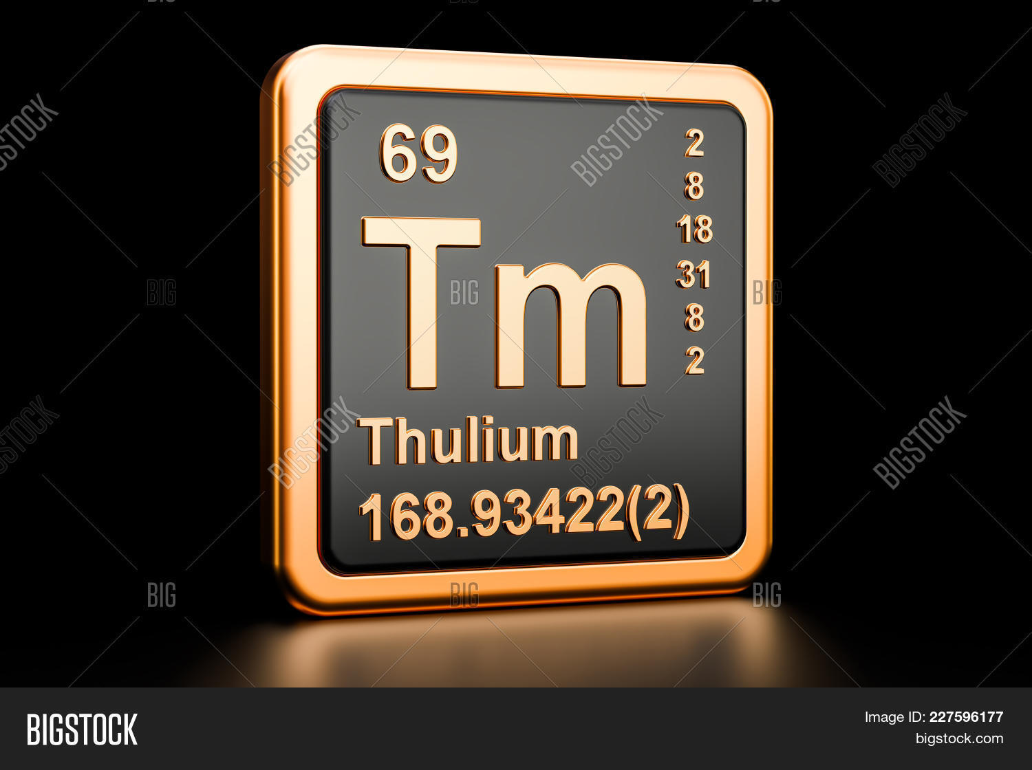 Thulium Tm, Chemical Image & Photo (Free Trial) | Bigstock