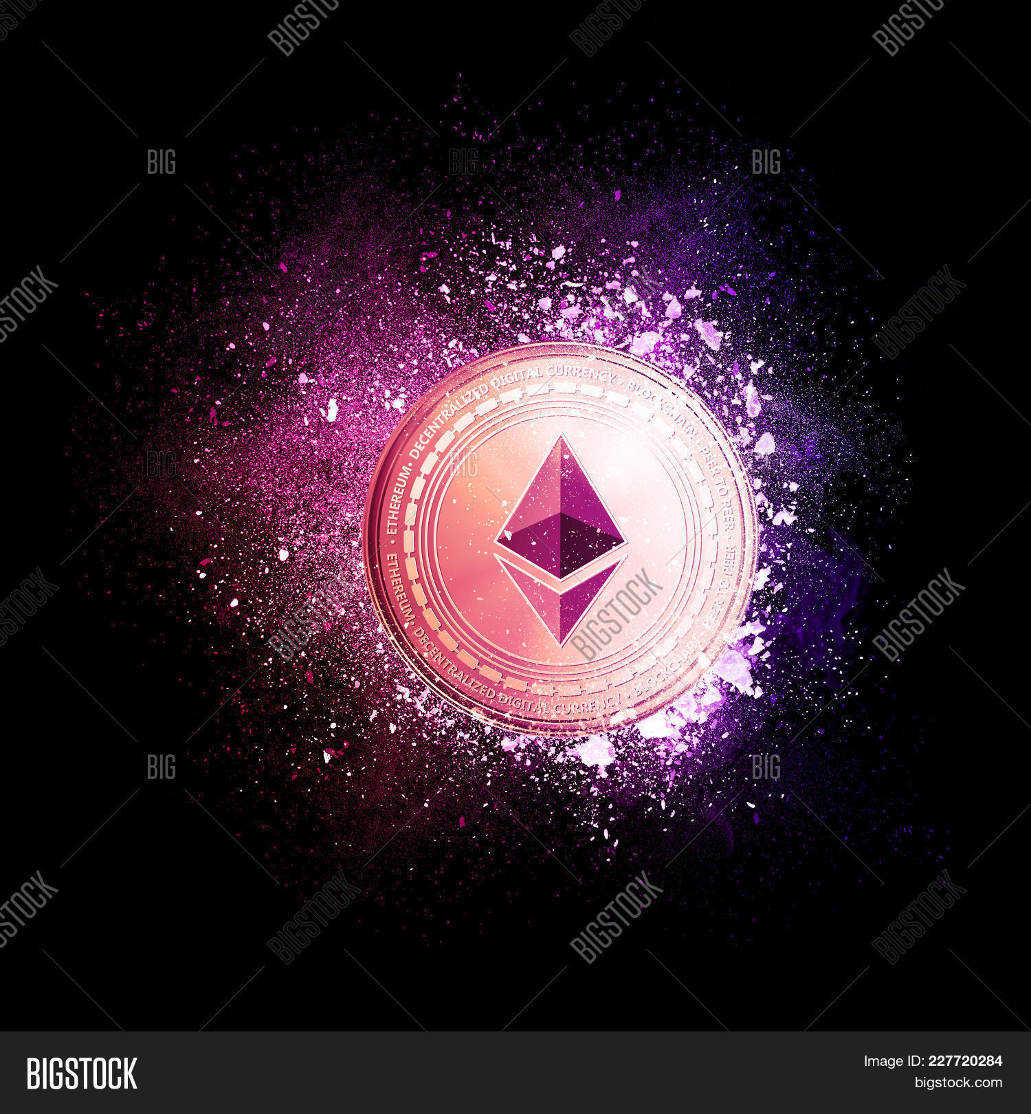 Ethereum Coin Symbol Image & Photo (Free Trial) | Bigstock