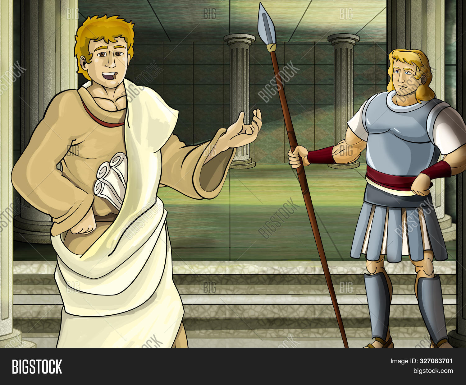 Cartoon Scene Roman Image & Photo (Free Trial) | Bigstock
