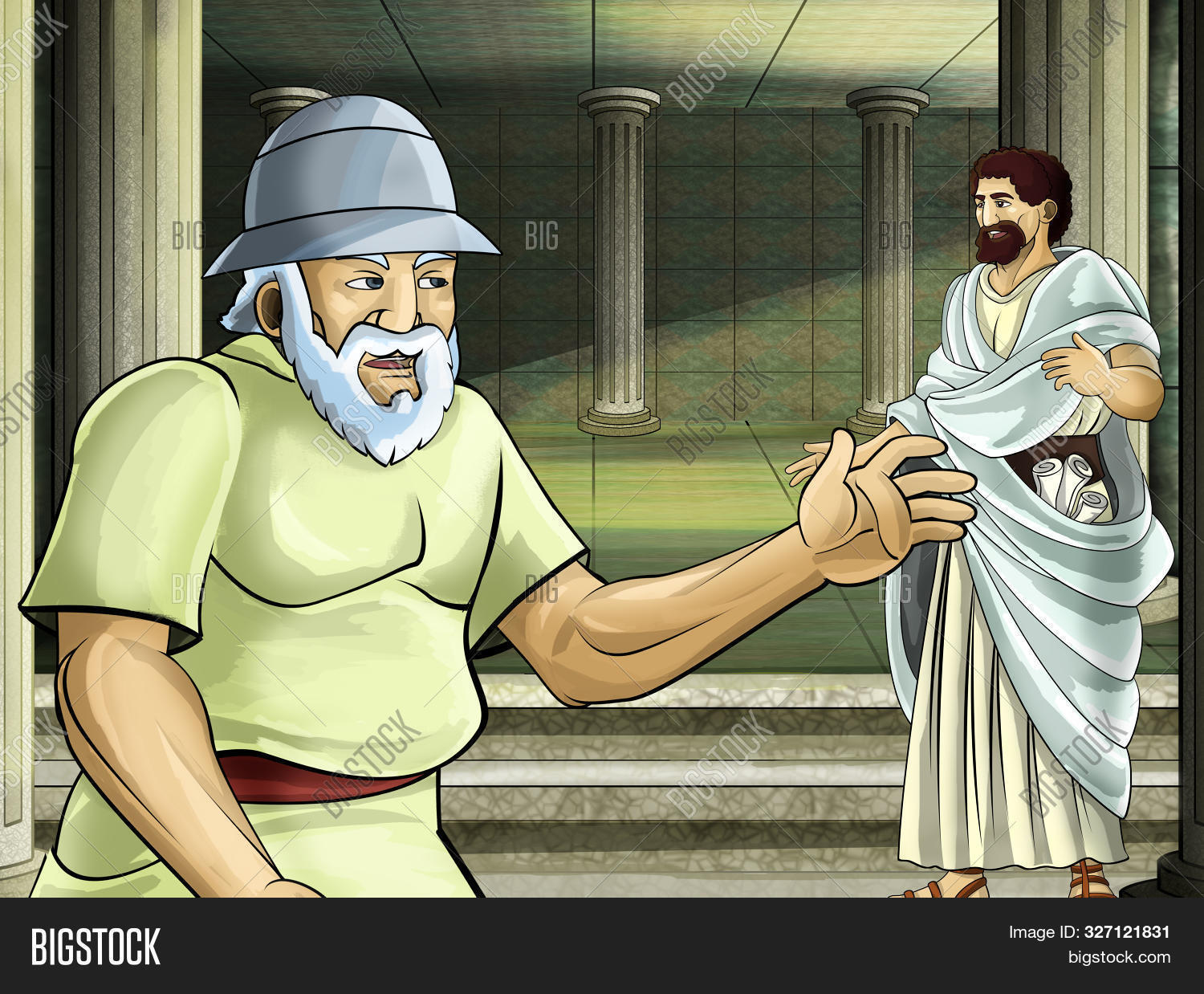 Cartoon Scene Roman Image & Photo (Free Trial) | Bigstock