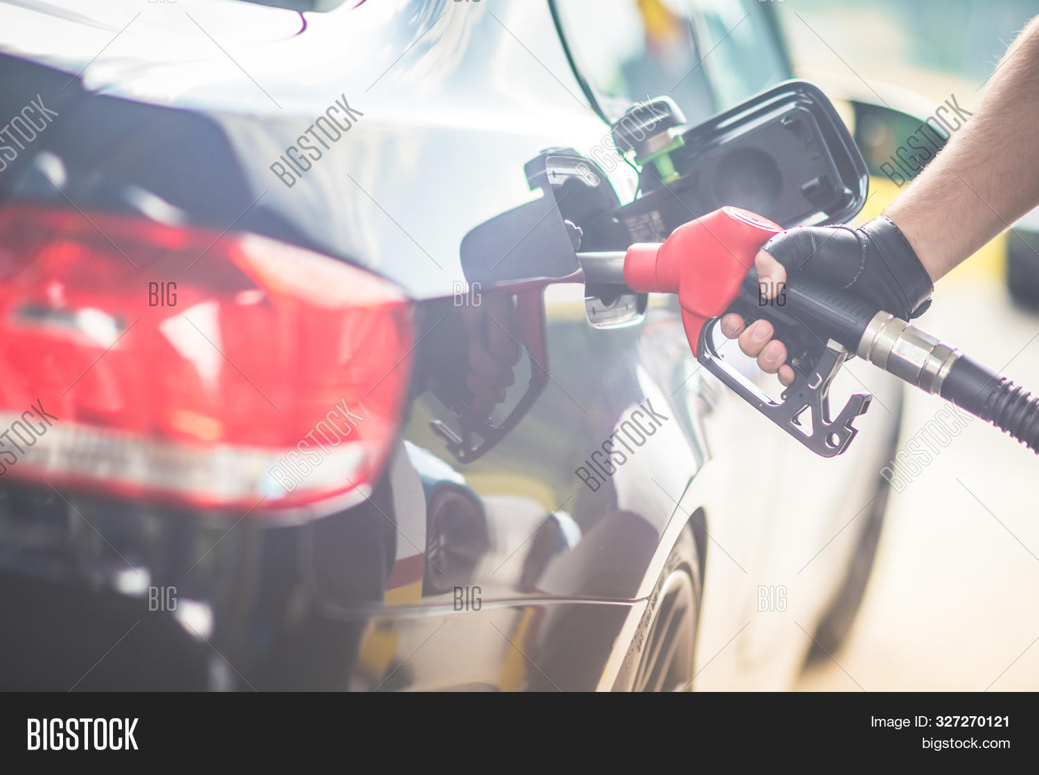 Pumping Gas Gas Pump. Image & Photo (Free Trial) | Bigstock