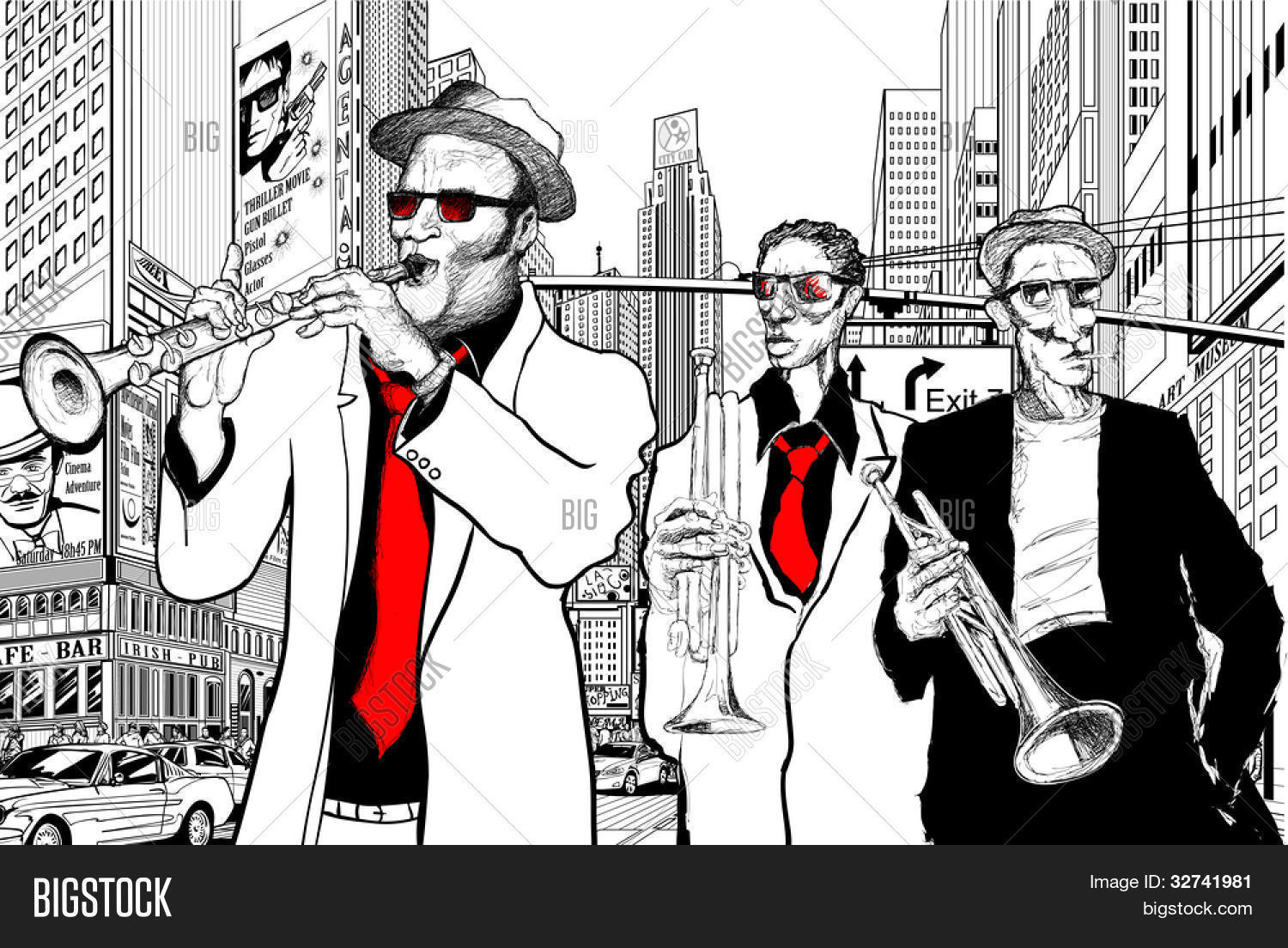Illustration Jazz Vector & Photo (Free Trial) | Bigstock