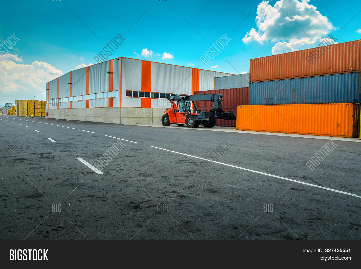 Shipping Yard Colorful Image & Photo (Free Trial) | Bigstock