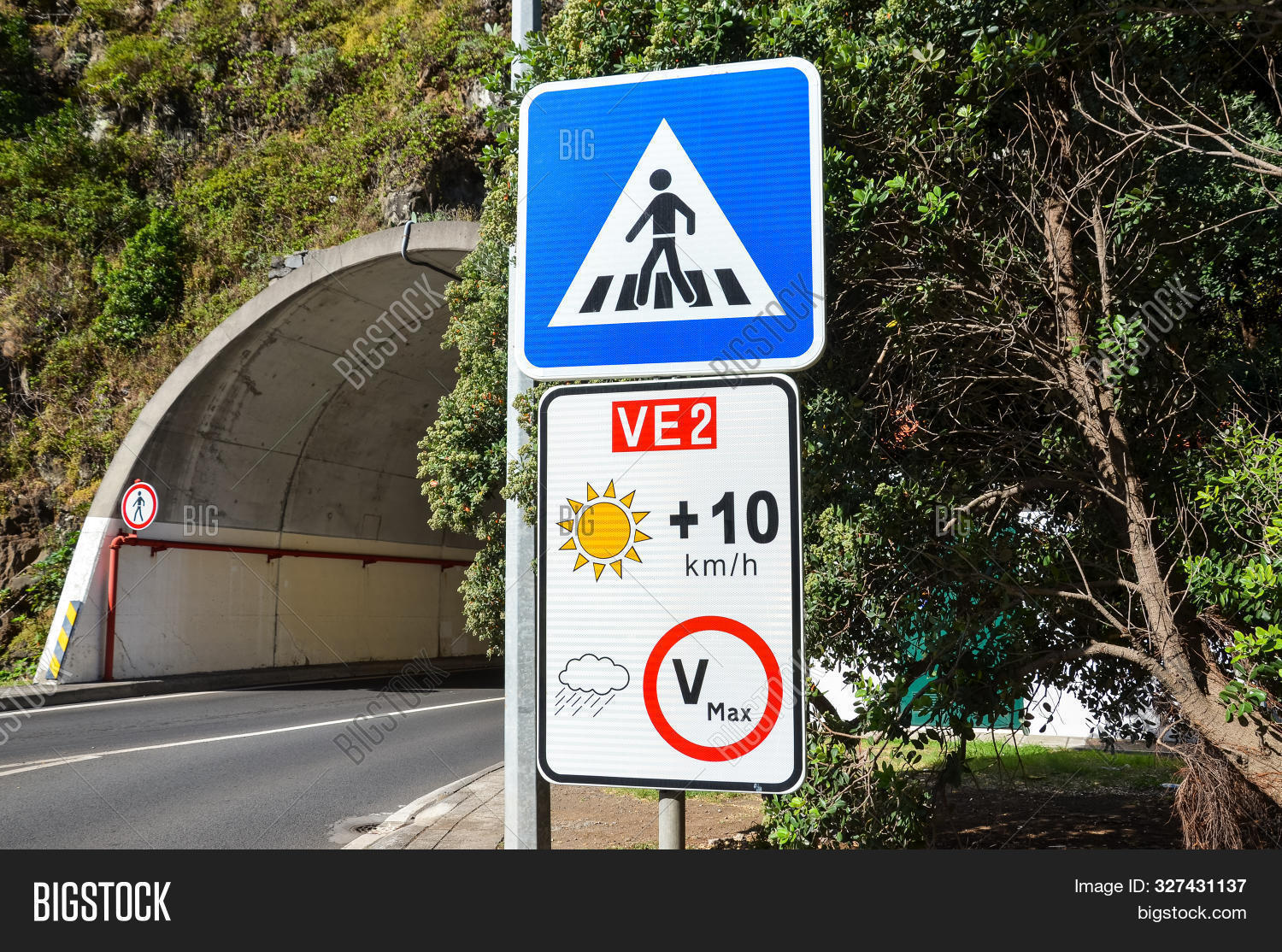 Road Signs Madeira, Image & Photo (Free Trial) | Bigstock