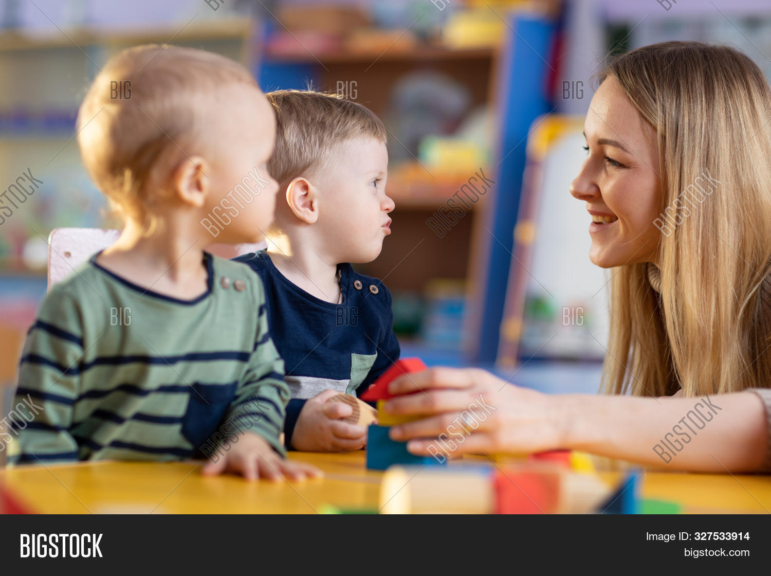Nursery Teacher Cute Image & Photo (Free Trial) | Bigstock