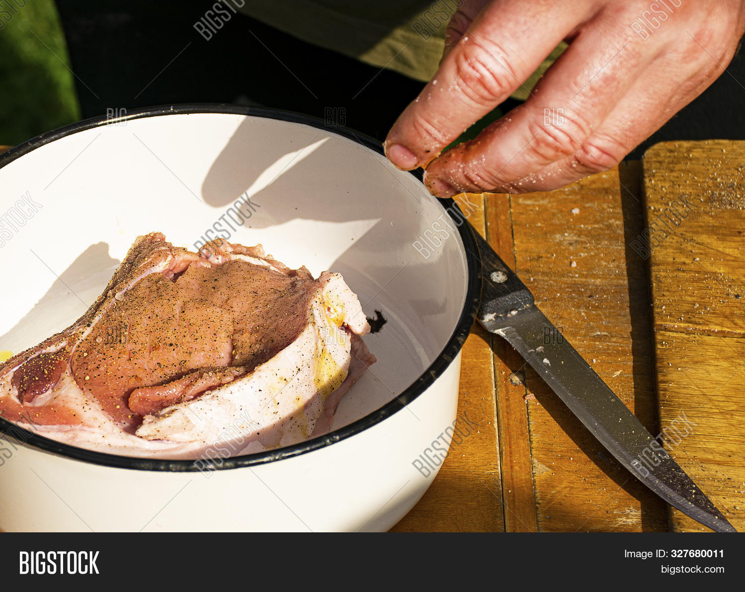 Cooking Pork Meat Image & Photo (Free Trial) | Bigstock