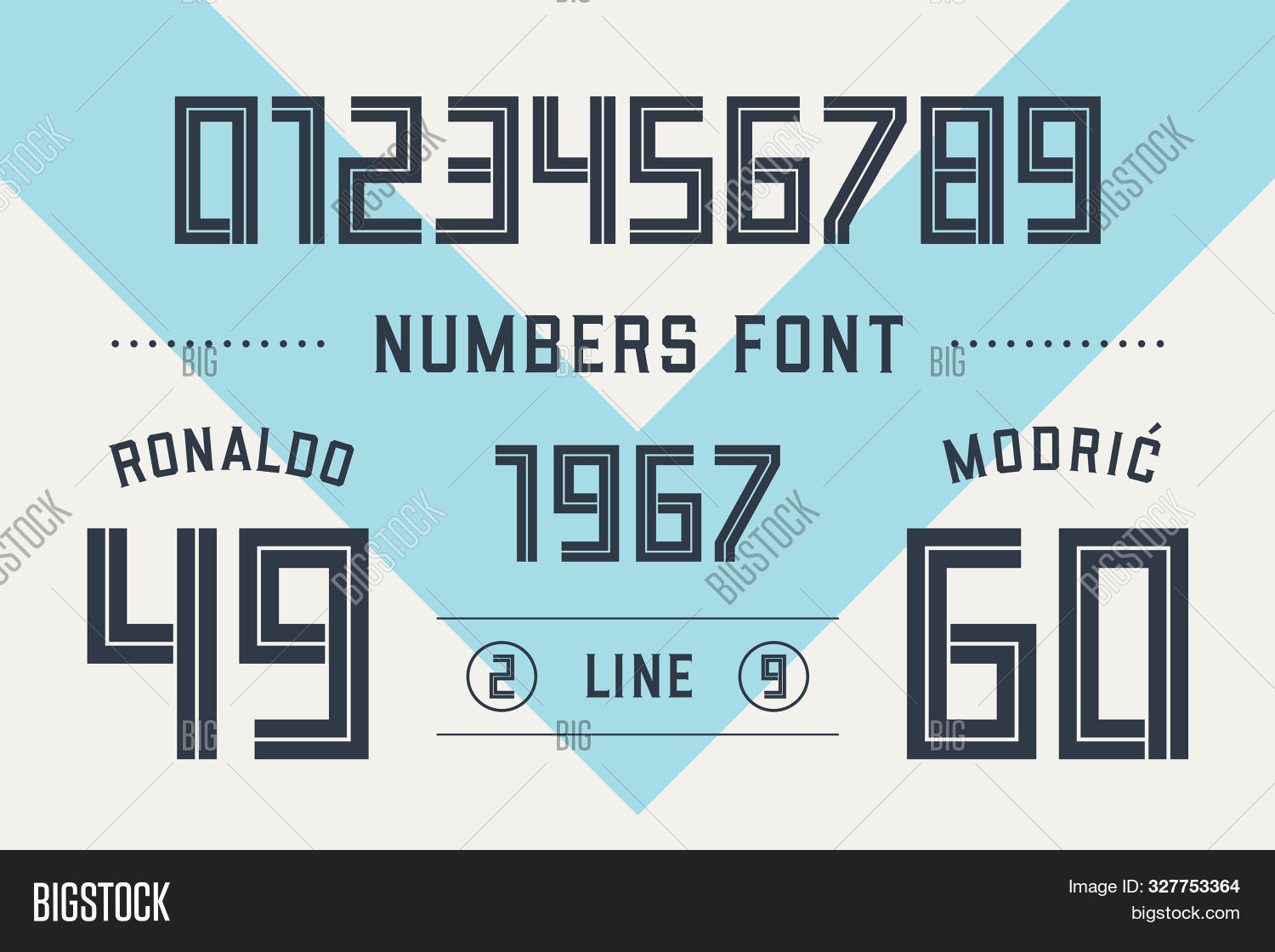 Numbers Font. Sport Image & Photo (Free Trial) | Bigstock