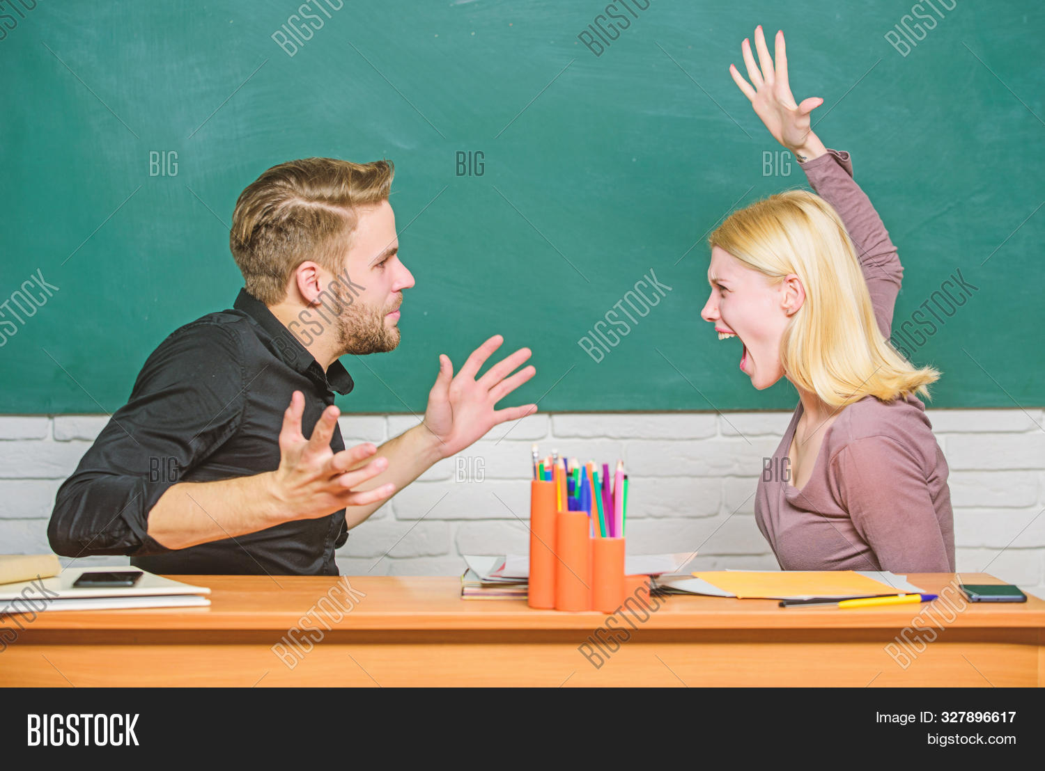 Angry College Student