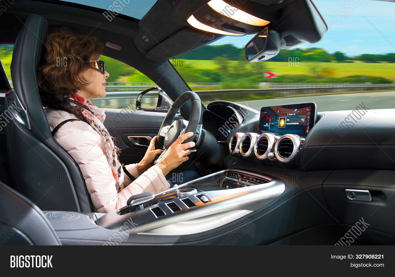 Adult Woman Driving Image & Photo (Free Trial) | Bigstock