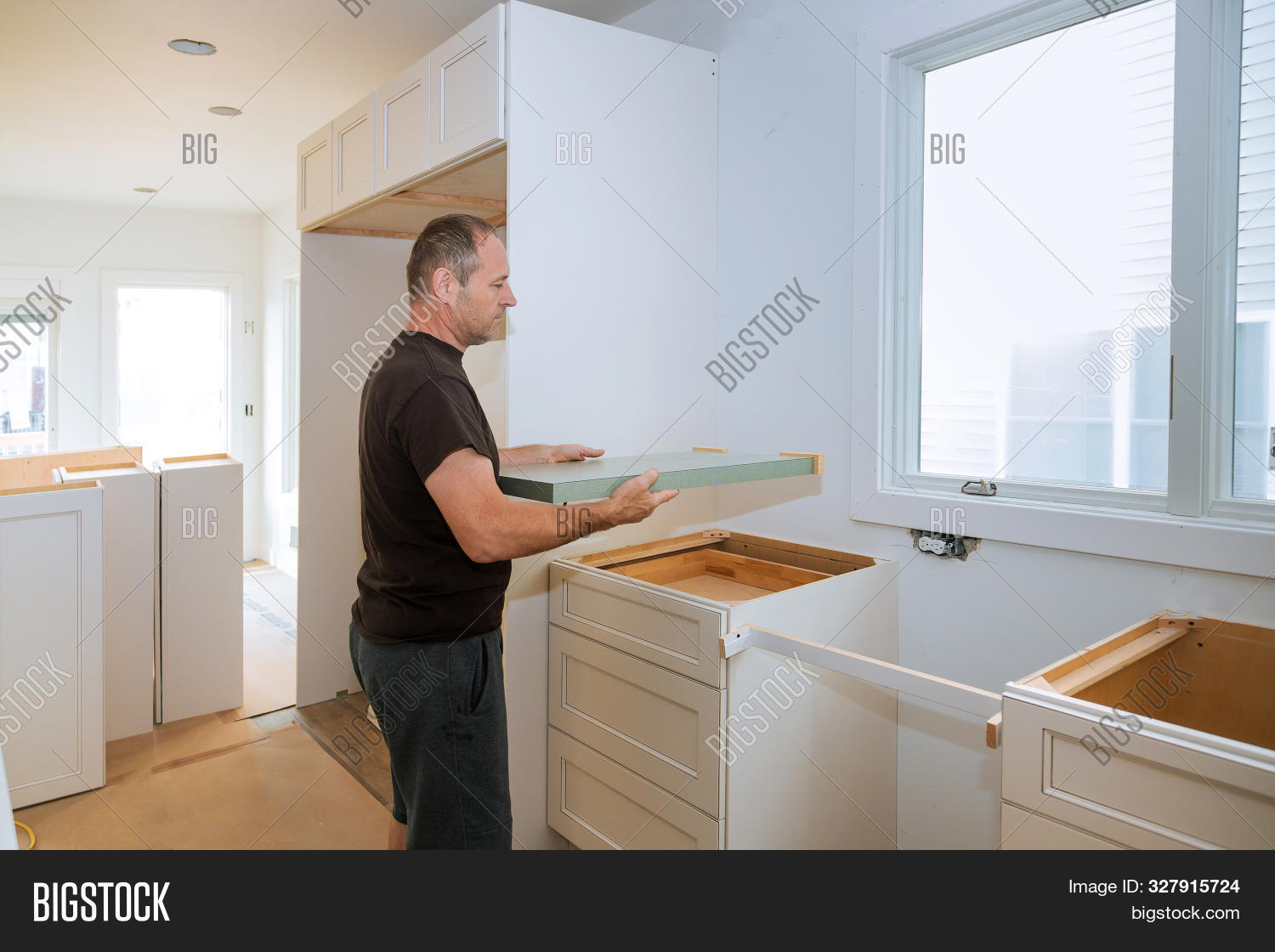 Kitchen Remodel Man Image & Photo (Free Trial) | Bigstock