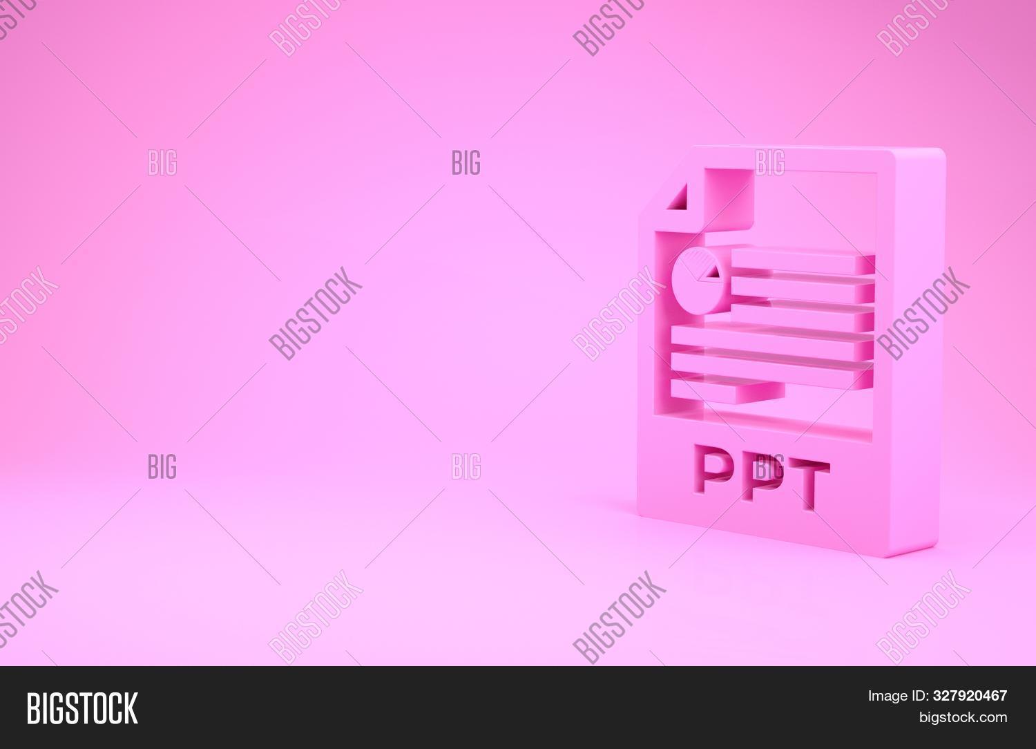 Pink Ppt File Document Image & Photo (Free Trial) | Bigstock