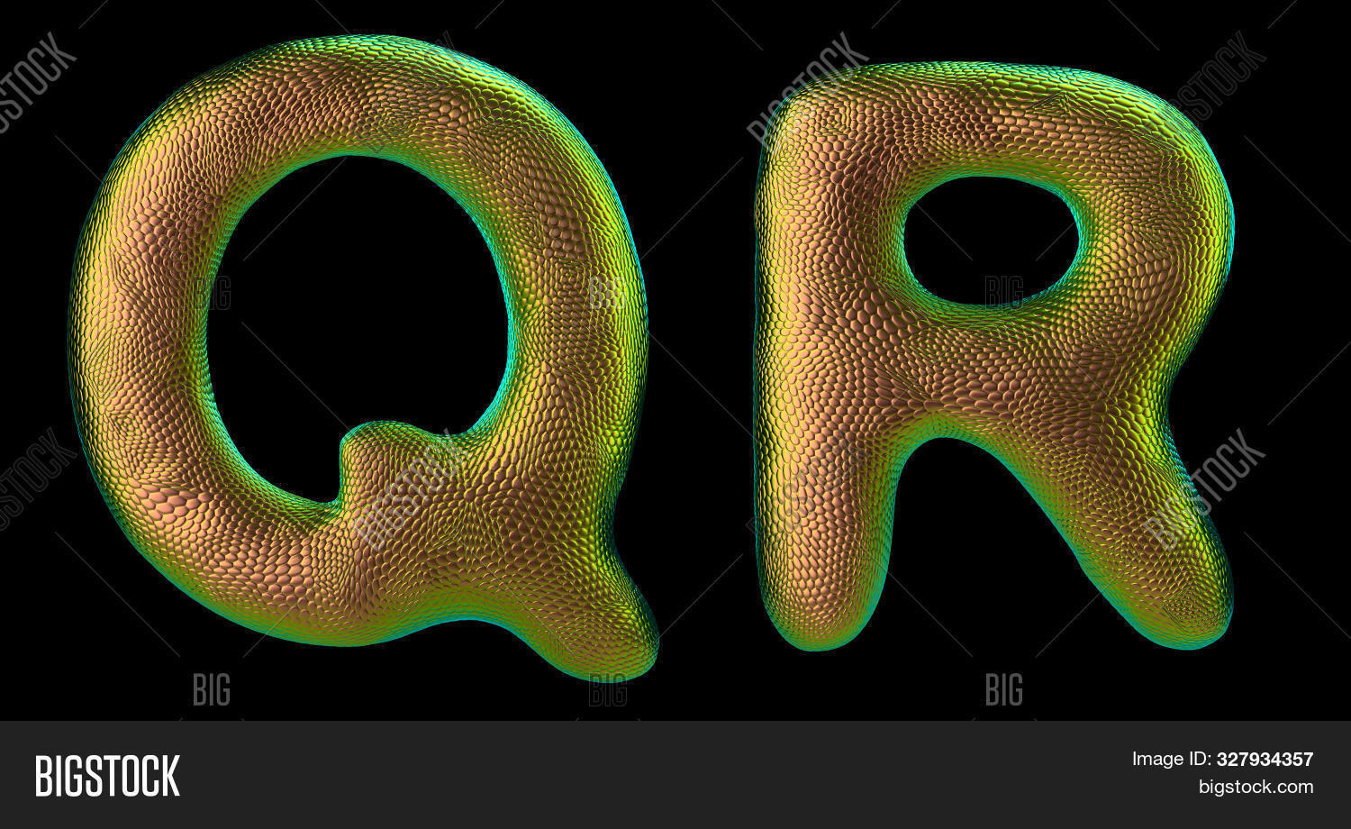 Letter Set Q, R Made Image & Photo (Free Trial) | Bigstock