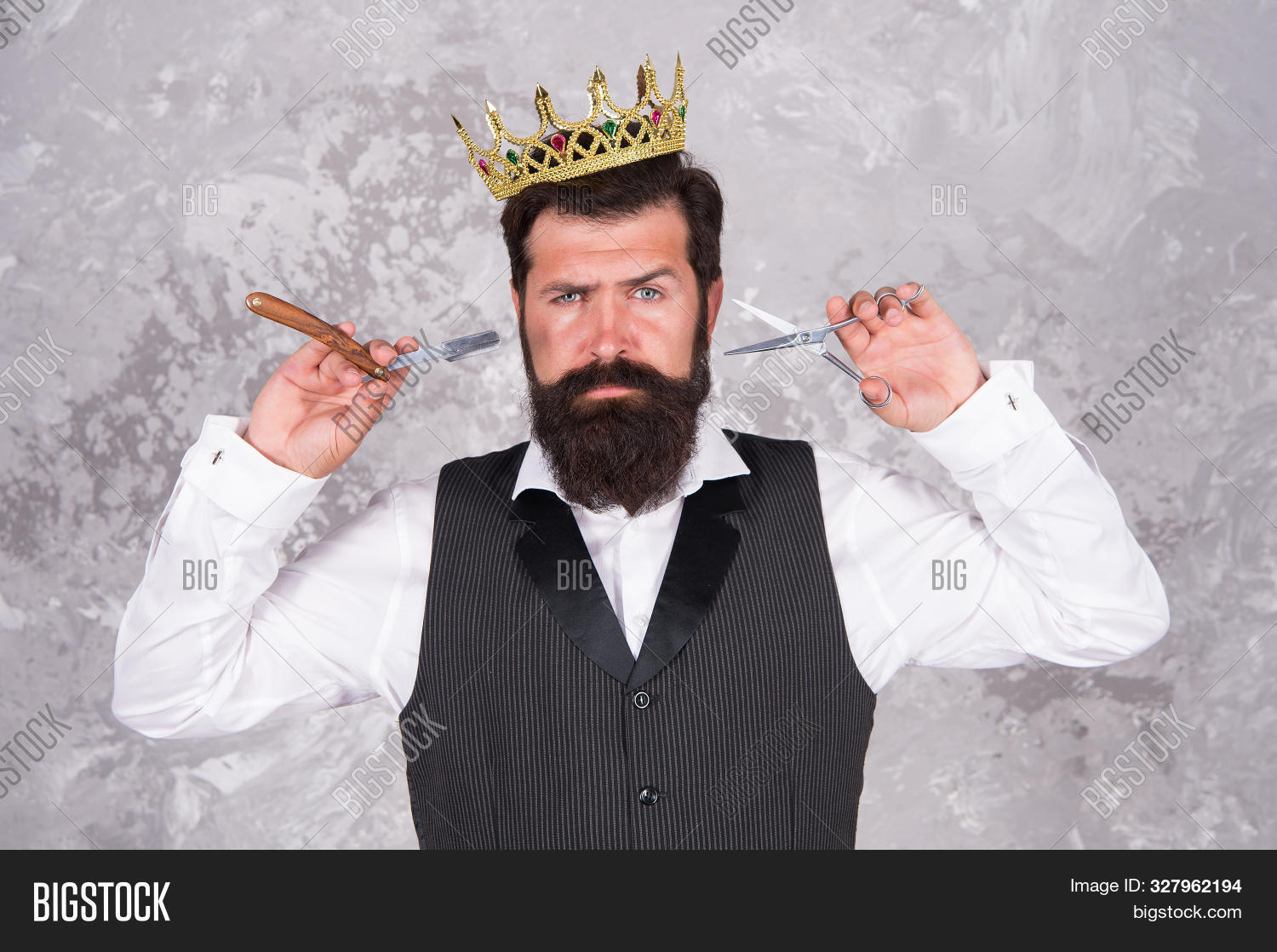 Cut Shave. Big Barber Image & Photo (Free Trial) | Bigstock