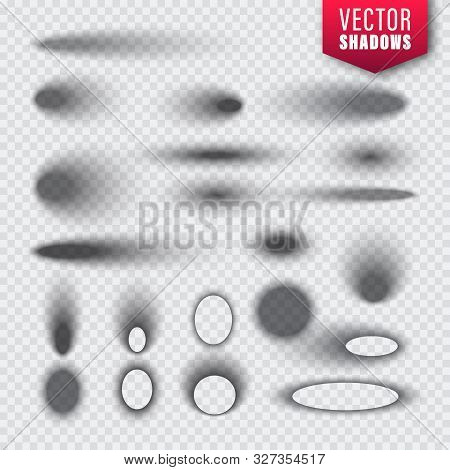 Vector Shadows Set On Vector & Photo (Free Trial) | Bigstock