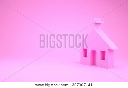 Pink Church Building Image & Photo (Free Trial) | Bigstock
