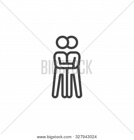 Two People Hugging Vector & Photo (Free Trial) | Bigstock